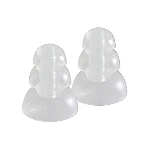 Etymotic Research ER38-15SM 3-Flange Replacement Eartips - Small - 10 Pack - Frost,White