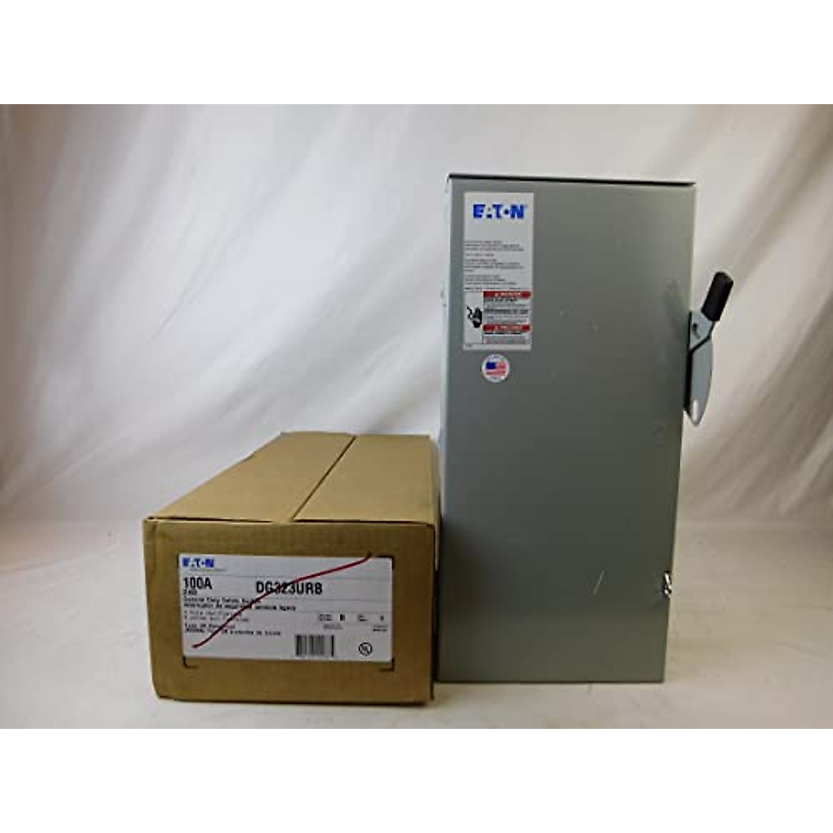 Eaton DG323URB Safety Switch,240VAC,3PST,100 Amps AC