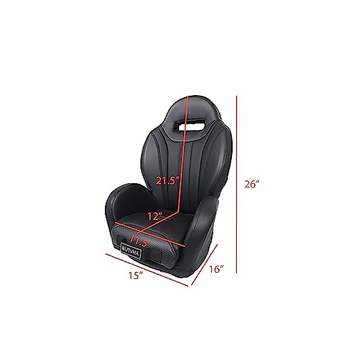 UTVMA Mini Bucket Seat for kids (Fits Stock and Aftermarket Seats)