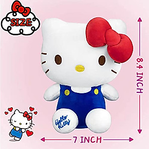 ZEKLZD Kawaii Plush Toys,8.4" Lovely Plushies,Cartoon Stuffed Soft Toy for Children Girls Fans,Gift for Children Birthday Christmas, New Year (B-Blue)