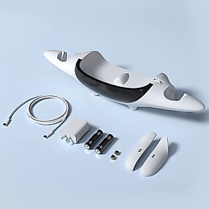 2.5H Fast Charging Dock for Oculus Quest 2 with 2 Rechargeable Batteries/Magnetic Charging/USB-C Charger and Cable Keenstone Charging Station for VR Headset and Controllers [2023 Upgraded Version]