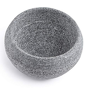 MDLUU Granite Shaving Bowl, Shaving Soap Bowl, Shaving Soap and Cream Bowl, Natural Granite Bowl for Man's Wet Shave