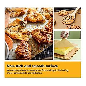 Parchment Paper Sheets, 9x13 In Non-Stick Precut Baking Parchment for Baking, Grilling, Air Fryer, Steaming, and More (Unbleached) - Quarter Sheet Size, Perfect for Bread, Cakes, Cookies, 120PCS