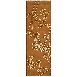 SAFAVIEH Soho Collection 2'6" x 8' Rust SOH305D Handmade Premium Wool Runner Rug