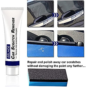 Car Scratch Remover, Repair Polishing Scratch Removal Wax Scratch Repair Kit, Car Paint Scratch Repair Remover Agent for All Car (80gg)