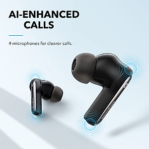 Soundcore by Anker Life P3i Noise Cancelling Earbuds with Life Q20 Active Noise Cancelling Headphones, Hybrid Active Noise Cancelling, Powerful Sound, 4 Mics for Calls, 36H Playtime, App Control