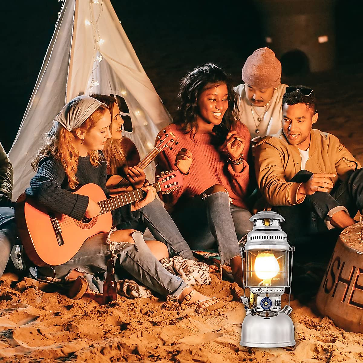 Fantasyon 20 Pcs Propane Lantern Mantles Lantern Mantles Gas Lamp Mantles Gas Lantern Mantles Propane Light Mantle U Shape Mantles Gas Lantern Covers Mantles for Outdoor Camping Lantern