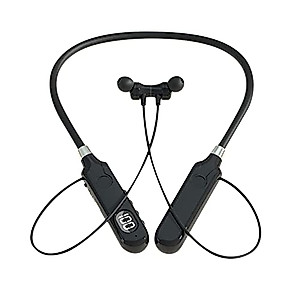 Neckband Bluetooth Earbuds, V5.3 Wireless Bluetooth Earphone, Magnetic Hanging Neck Earphone with Digital Display Ultra-Long Battery Life Bluetooth Headphones #