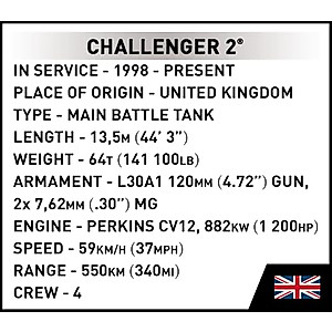 COBI Armed Forces Challenger 2 Tank