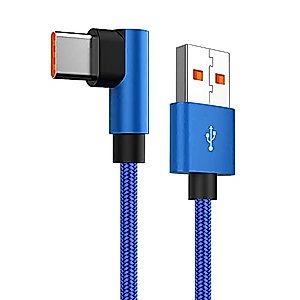 BGNTBUK Md862ll/a Cable USB C Cable Right Angle 90° Elbow Nylon Braided USB A to C 66W Fast Charging Cable Hard Drive Connector Dd0g34hd201