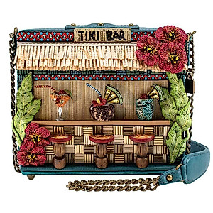 Mary Frances Tiki Bar Womens Crossbody Handbag, Multi,One Size