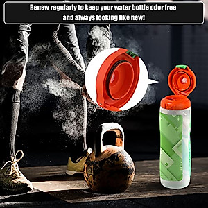 4pcs Replacement Gasket for Water Bottle, Silicone Lid Seal for Gatorade Water Bottle Replacement Gasket Compatible with 30oz Gatorade Gx