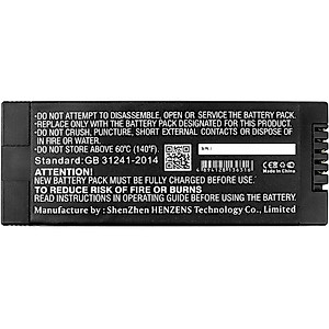 VI VINTRONS Battery for GE Inspection USM33, Krautkramer USM 33, USM33 Flaw Detector, 1003022,