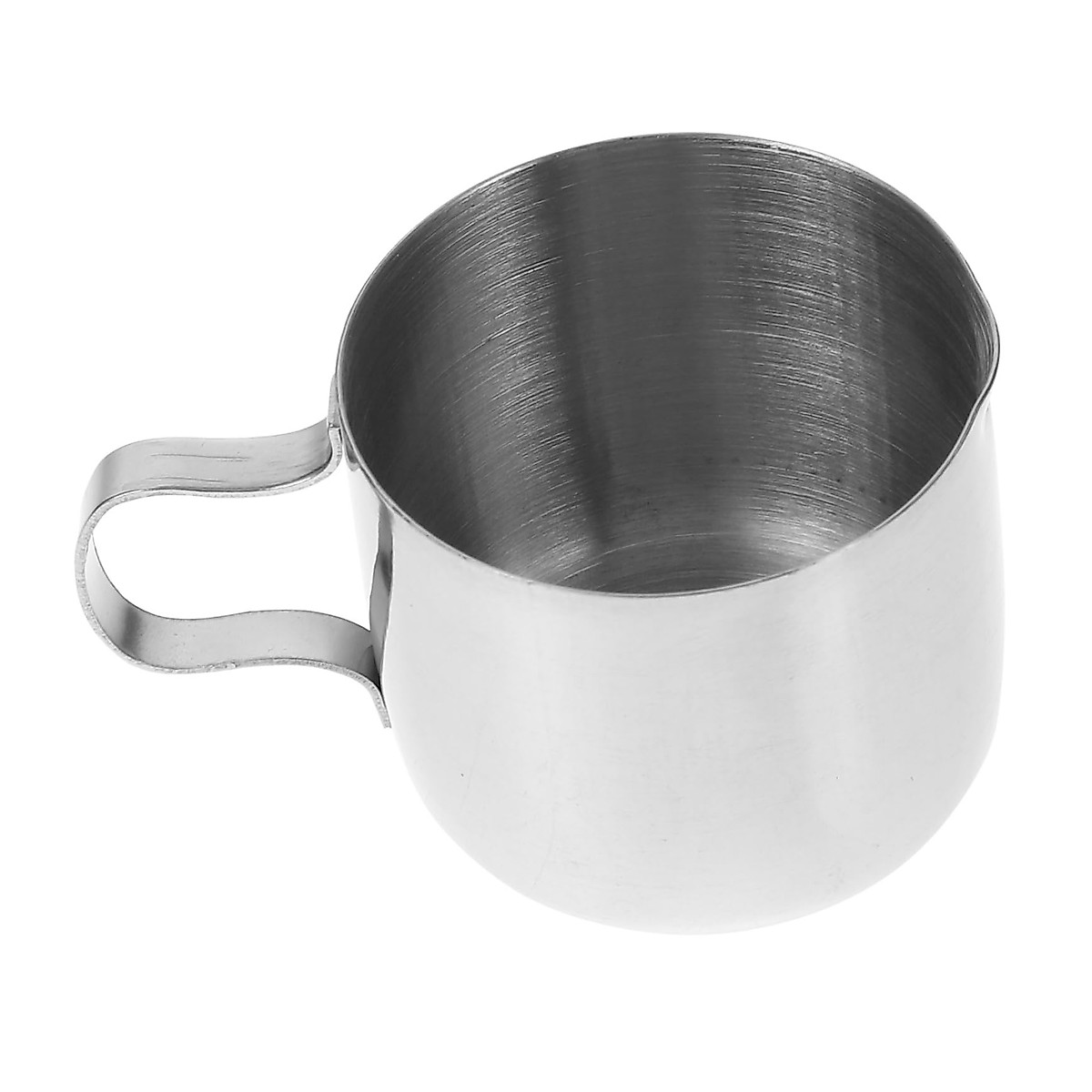 SHOWERORO 1pc Latte Coffee Cup Coffee Espresso Mini Coffee Pot Milk Frother Cup Espresso Steaming Pitchers Milk Frothing Cup Espresso Coffee Small Milk Cup Milk Tea Stainless Steel