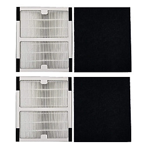 Replacement Idylis Air Purifier Filter A - 2 Pack Hepa & Carbon Filter Set for Idylis Air Purifiers Idylis IAP-10-100 Idylis IAP-10-150, AC-2119, Model # IAF-H-100A, IAFH100A
