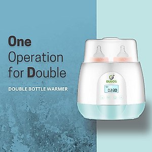 Baby Bottle Warmer for Breastmilk, Baby Milk and Formula, Baby Foood Heater with Realtime LCD Display, Auto-Off, BPA Free