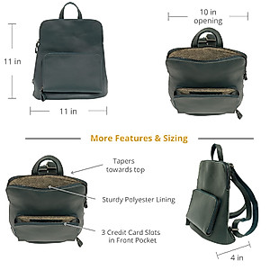 Joy Susan Julia Mini Backpack - Dark Turquoise