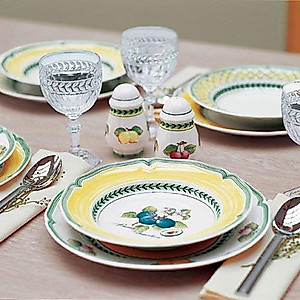 Villeroy & Boch French Garden Fleurence Pickle Dish/Gravy Stand, 9.5 in, White/Multicolored