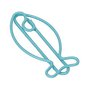 Office Clips, Fish Shape Metal Material Shaped Paper Clips for School