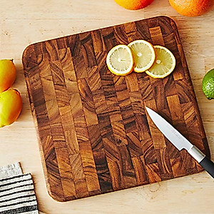 Ironwood Oslo End Grain Square Utility Board, One Size, Acacia Wood