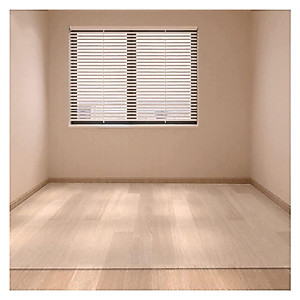 Clear PVC Desk Chair Mat 1.5mm Clear Vinyl Plastic Runner Rugs Protector, Floor Protection Pad Door Mat Plastic Carpet Wooden Floor Protector Household Waterproof Non-slip Mat,85/105/125/145/165cm wid