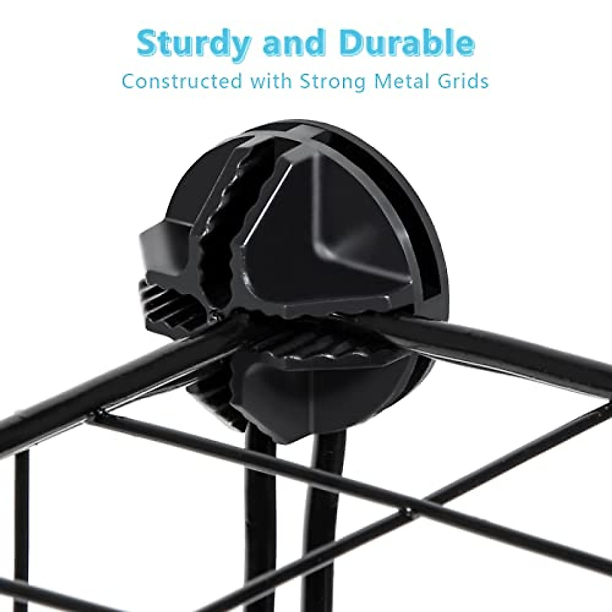 DIY Large Cat Cages Indoor,DIY Kennel Playpen.Detachable Metal Wire Large Cat Cage Exercise Place Ideal for 1-3 Cat,Comes with A Ladder Suitable for Ferret,Bunny and Chinchillas(55"x55"x55")