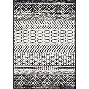 Artistic Weavers Chester Boho Moroccan Area Rug,5'3" x 7'6",Black