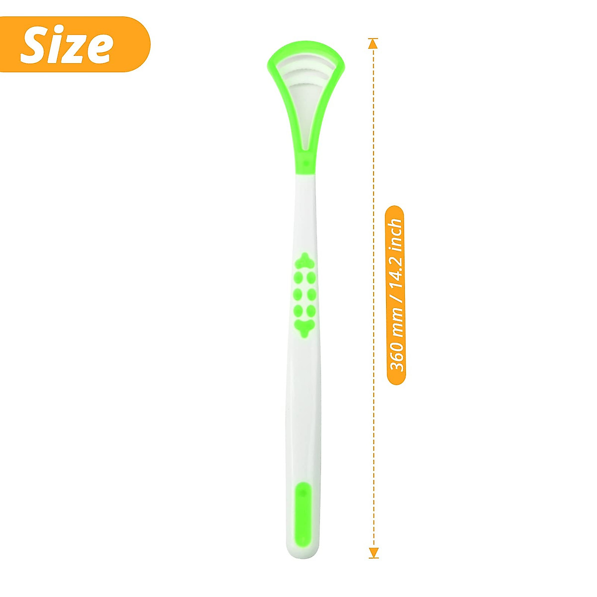 defutay 3PCS Tongue Scraper Cleaner - 100% BPA Free Tongue Scrapers - Oral Scrapers Premium Sweeper Sets - Eliminate Bad Breath - Easy to Use (Blue+Green+Red)