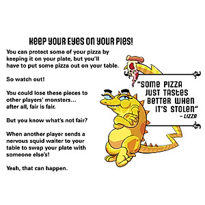 Semper Smart Games Blobby's Pizza Math Card Game: Crazy Fun Strategic Pizza Eating Contest Between Cute Monsters!