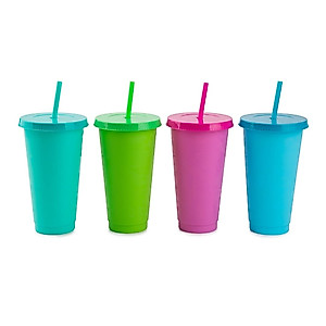 Color Changing Camo Tumbler and Straw Set
