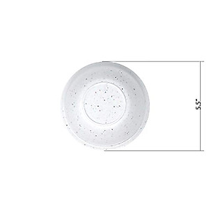 Zak Designs Confetti Mixing Bowl Set, Nesting Bowls for Space Saving Storage, Made with Durable Eco-Friendly Melamine, Great for Prepping and Serving Food (Mint & White, 4pcs, BPA-Free)