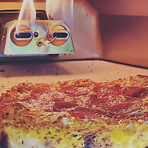 BMMXBI Gas Burner for Ooni Karu 16 Pizza Oven Gas Burner Attachment, Replacement Gas Burner for Ooni Gas Burner, Ooni Gas Burner Attachment, Pizza Oven Gas Burner