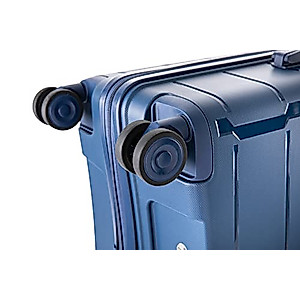 Rockland Vienna Hardside Luggage with Spinner Wheels, Navy, 3-Piece Set (20/24/28)