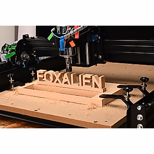 FoxAlien CNC Router Machine 4040-XE, 300W Spindle 3-Axis Engraving Milling Machine for Wood Metal Acrylic MDF Nylon Carving Cutting Arts and Crafts DIY Design, Black