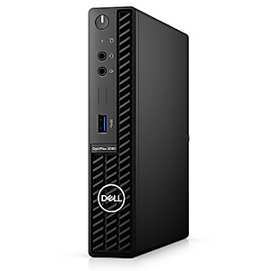 Dell [Windows 11 Pro] OptiPlex 3090 MFF Business Micro Form Factor Desktop, Intel Hexa-Core i5-10500T up to 3.8GHz, 16GB DDR4 RAM, 512GB PCIe SSD, USB WiFi Adapter, RJ-45, Mouse and Keyboard, Black