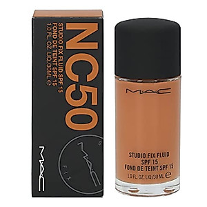 M.A.C Studio Fix Fluid SPF15 Foundation by NC50 30ml, nw40, 1.06 Ounce