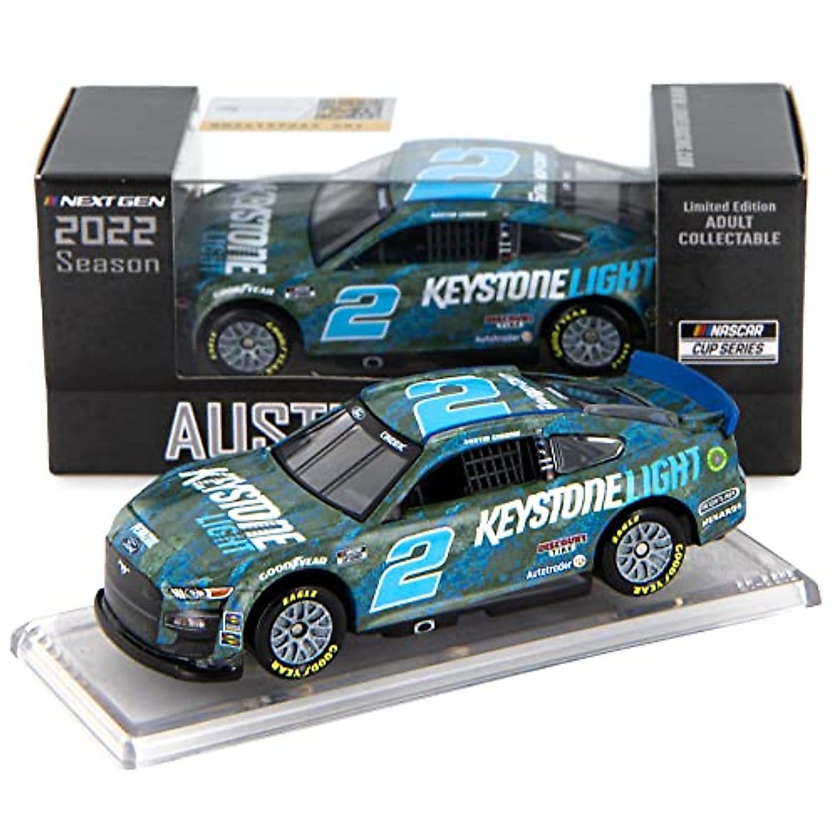 Lionel Racing Austin Cindric 2022 Keystone Light Camo Diecast Car 1:64 Scale