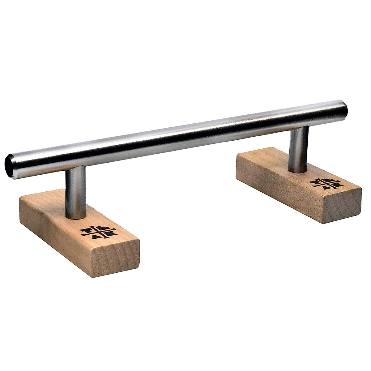 Teak Tuning Round Fingerboard Rail - Mini Edition - Silver Colorway - 7.25" Long, 1.75" Tall - Prolific Series