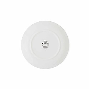 Portmeirion Royal Worcester Wrendale Designs Coupe Plate | 8 Inch | A Waddle And A Quack Duck Motif | Small Plate for Salad, Appetizers, or Dessert | Made of Fine Bone China | Dishwasher Safe