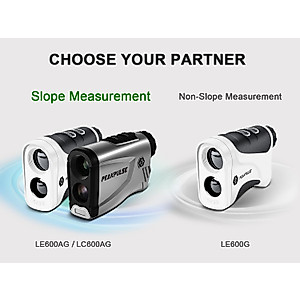 PEAKPULSE Golf Rangefinder 650 Yards Range Finder Golfing Laser Distance Measurement 6X Magnification 0.5 Yard Accuracy Flag Pole Locking Vibration Fast Focus System Tournament Legal