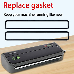 ziHenryDa 4 Pack Foam Replacement Gaskets compatible with FoodSaver FM2100 Vacuum Sealer Machine,Replacement Gaskets Applies to FoodSaver FM2000, FM2100, GM2050, GM2150 Series Vacuum Sealers