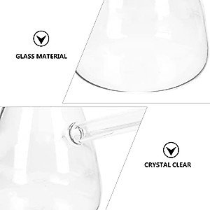 Glass Turkish Coffee Pot with Handle, Milk and Butter Warmer, Stovetop Tea Maker Coffee Maker, Heat- resistance Hot Chocolate Melting Pot, 450ML