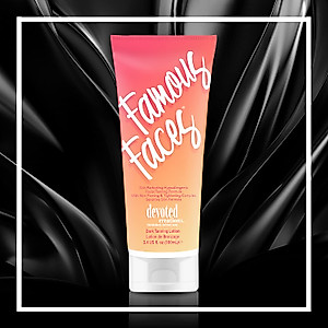 Devoted Creations Famous Faces Skin Perfecting Hypoallergenic Facial Tanning Lotion, 3.4 Fl. Oz.