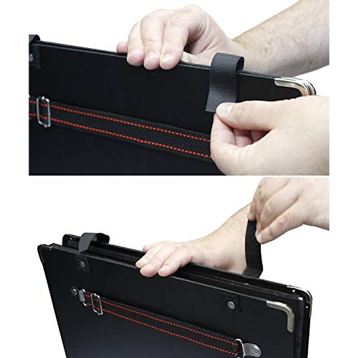 VViViD Black Portable Classic-Style Flat Cachet Portfolio (16" x 21.5")