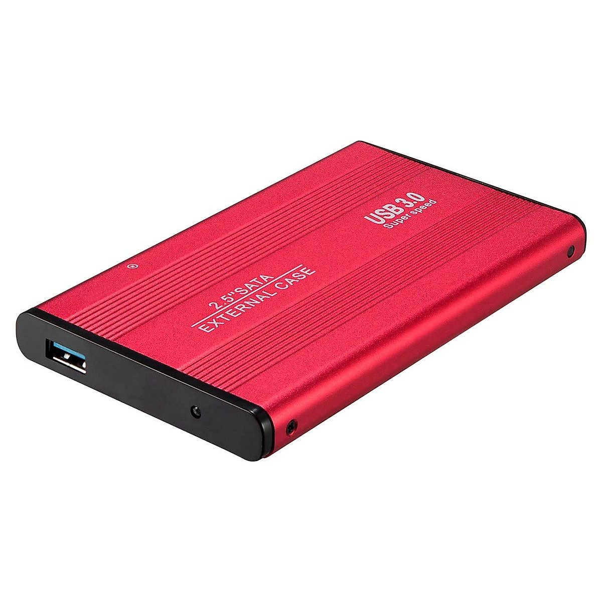 500GB/1TB/ 2 TB Rugged Mini USB 3.0 Portable 2.5 Inch Shock, Drop and Crush Resistant External Hard Drive,Ultra Slim Aluminum HDD, Ssd Hard Drive for PC, Mac, TV,PS4,Xbox - Red