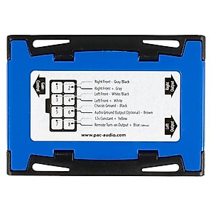 PAC LP7-2 L.O.C. PRO Series 2-Channel Line Output Converter with Remote Turn On 4in. x 8in. x 1in.