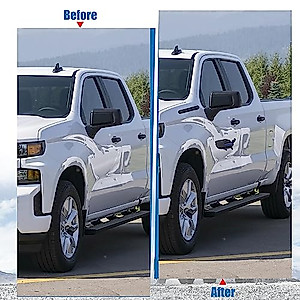 3 Packs Car Badge Emblem Sticker Decal, 3D US American Flag and USA Flag map Decal Emblem Sticker,Metal Adhesive Auto Fender Bumper Badge Stickers, for car Exterior Accessories