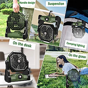 Battery Operated Fan-Outdoor Fan-Battery Fans Portable Rechargeable-Outside Fan