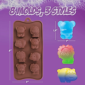 Darice Soap Making Kit for Kids, Crafts Activity Science Kits, STEM DIY Educational Animal Toys for Boys & Girls Ages 6+