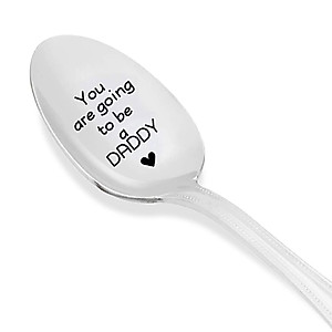You're Going To Be A Daddy Spoon- Pregnancy Reveal Spoon- Fun Announcement Ideas-Husband Gift Idea-Dads Gift